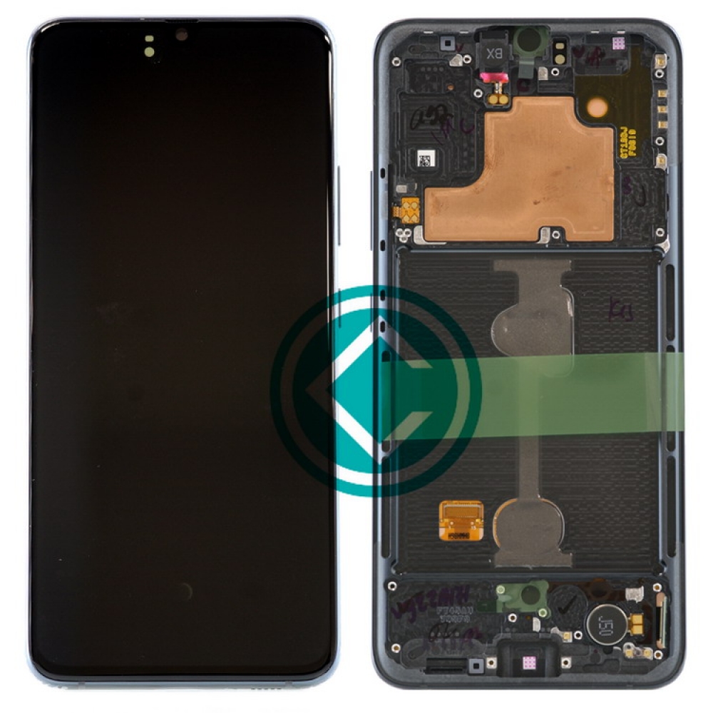 Samsung Galaxy A90 5G LCD Screen With Frame Replacement Black - Cellspare